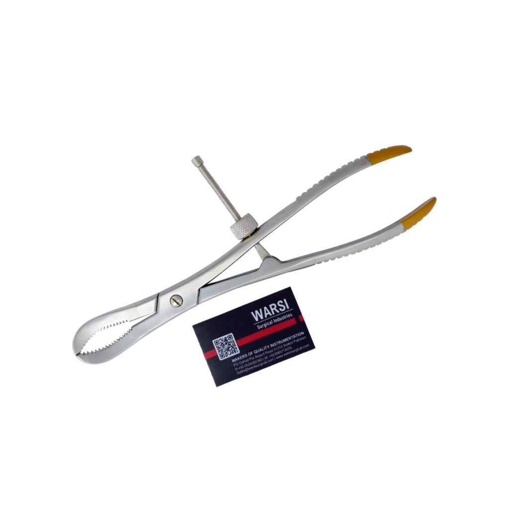 Bone Reduction Forceps with speed lock curved - Warsi Surgical