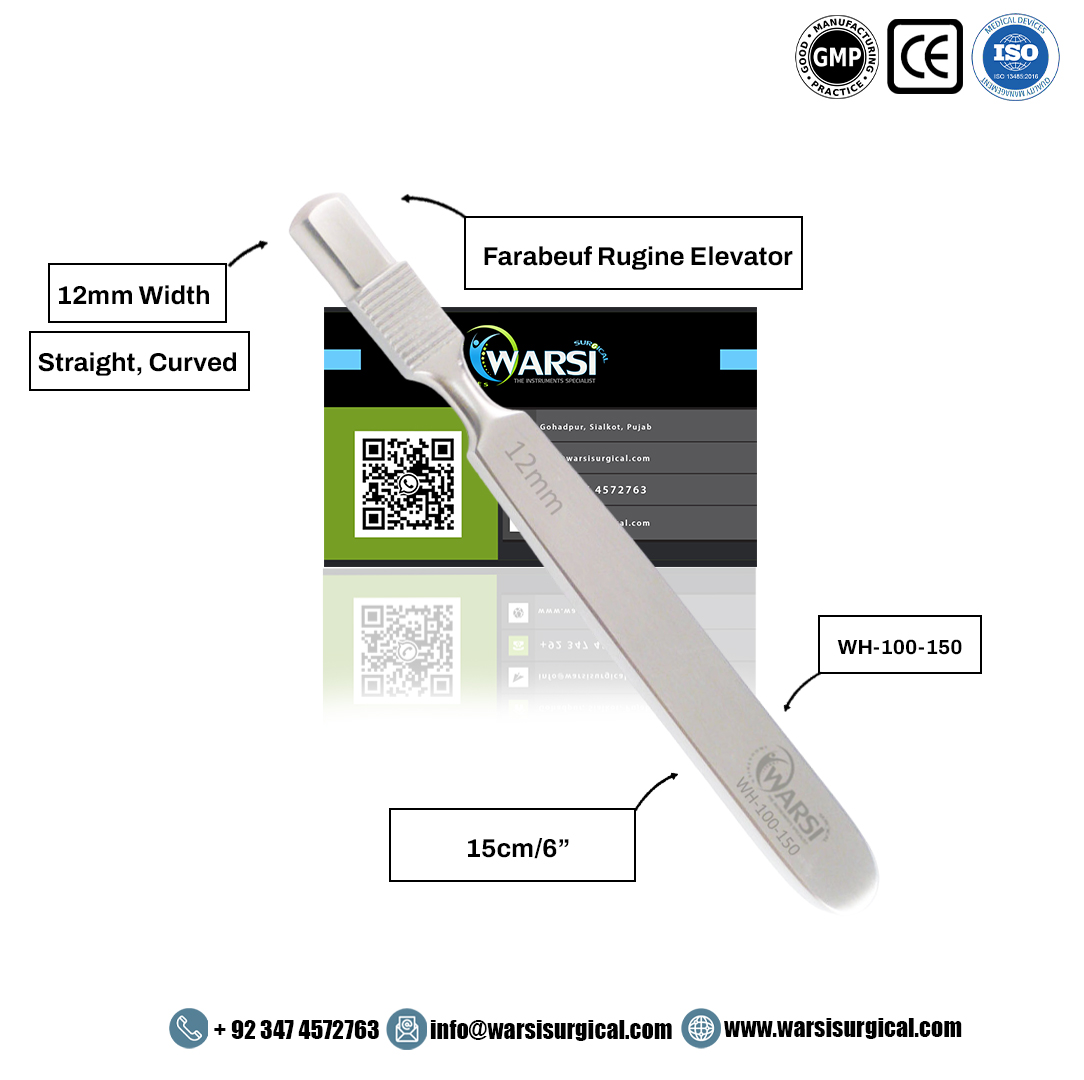 Farabeuf Rugine Elevator - Warsi Surgical