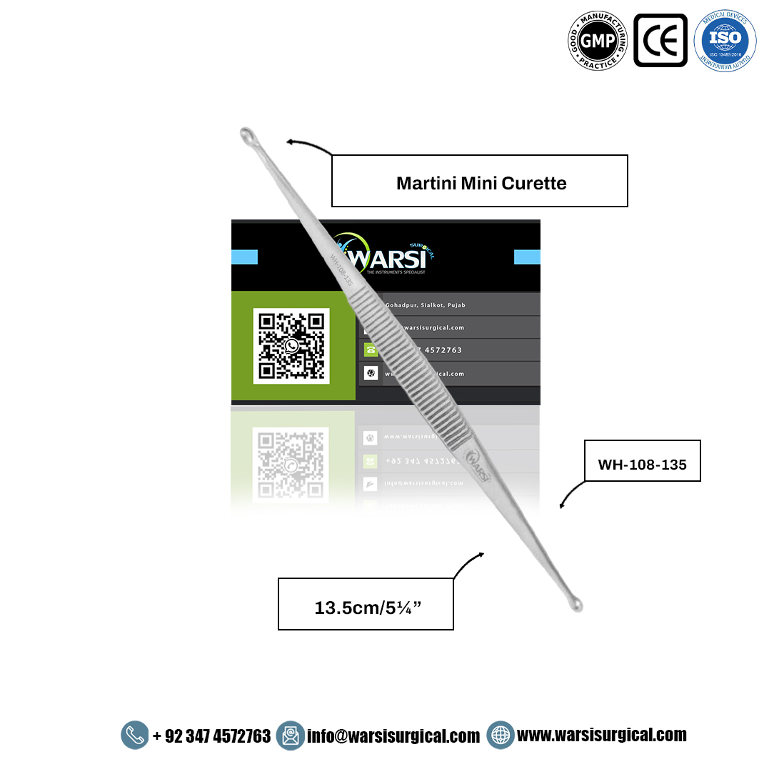 Martini Mini Curette - Warsi Surgical