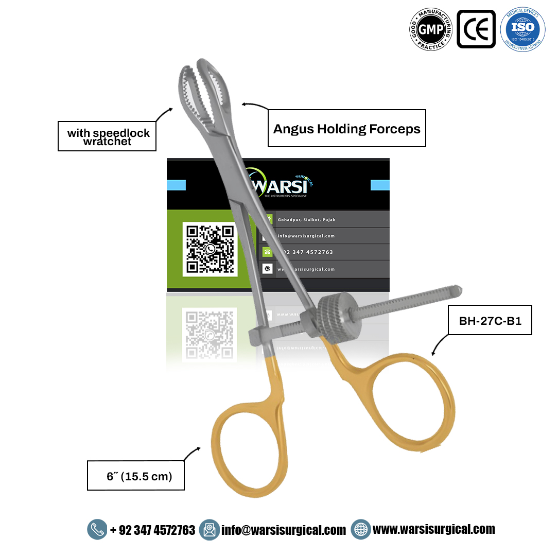 Angus Bone Holding Forceps - Warsi Surgical
